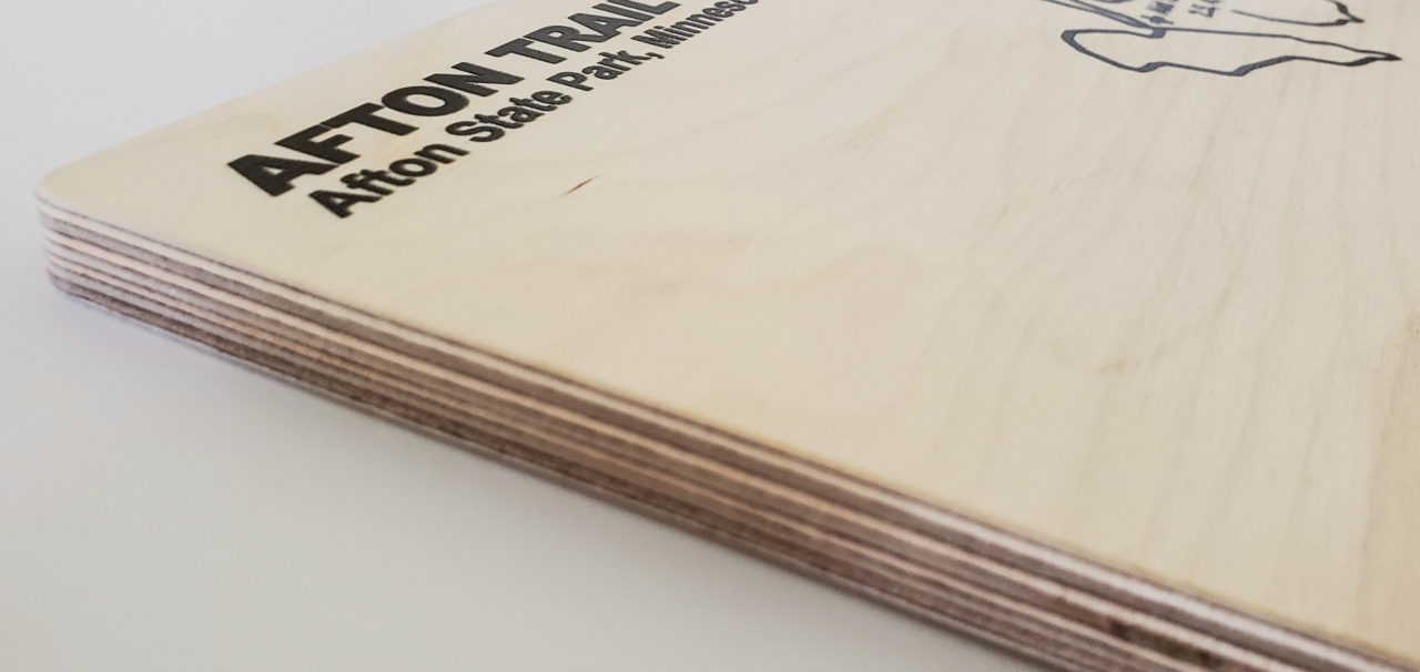Rocksteady Running - Afton Wood Print Elevation Chart