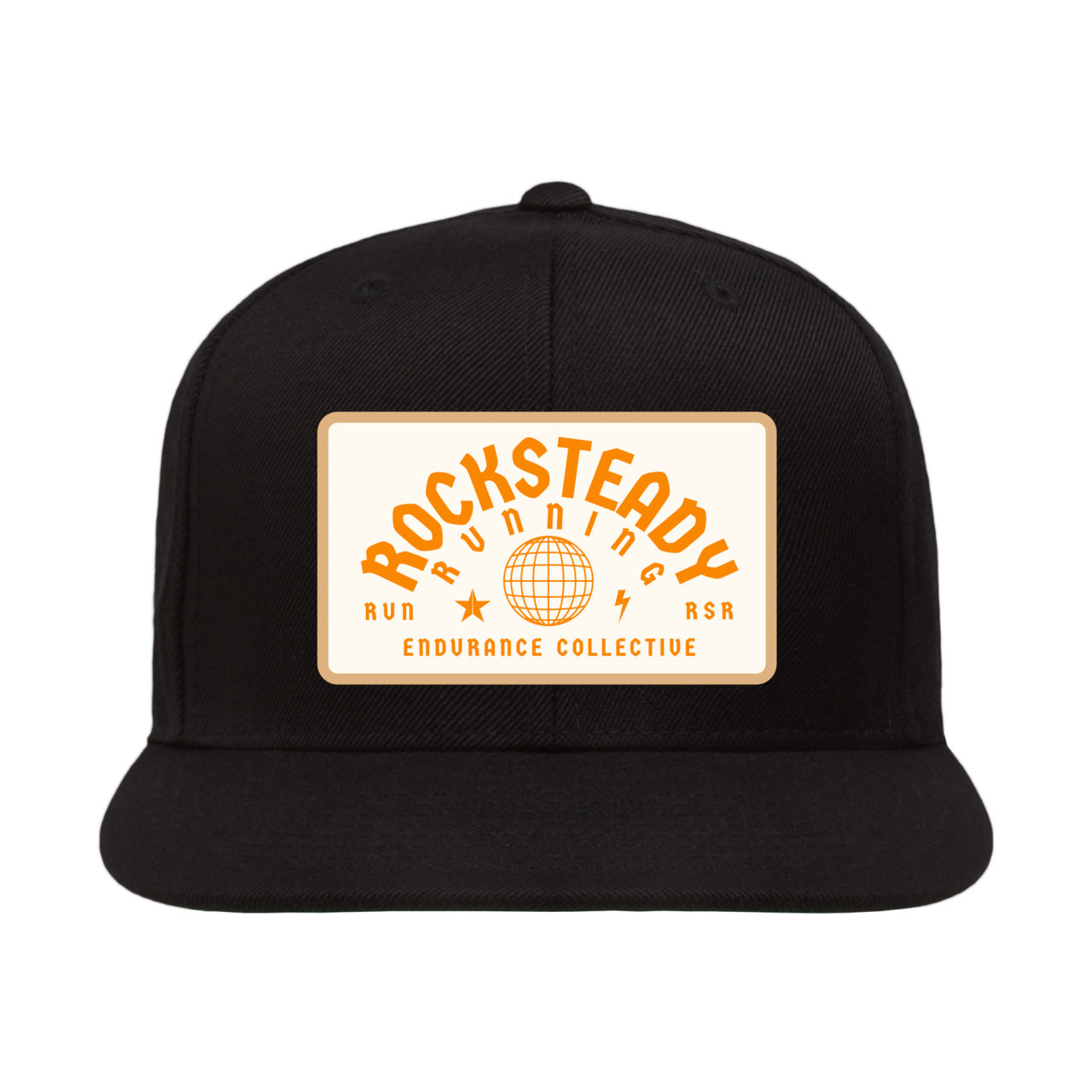 Rocksteady Running - Rocksteady Collective Logo High Crown Flat Bill ...